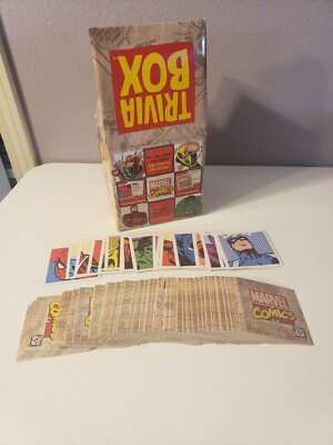 Marvel Comics Trivia Box | eBay