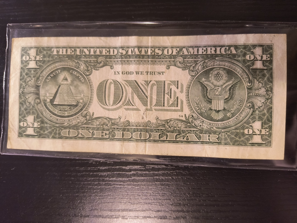 One Dollar Denomination US Currency with unique serial number | eBay