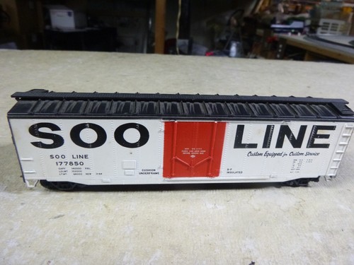 #10 HO-SOO LINE 50' BOX CAR - KNUCKEL COUPLERS ALL STEPS WEIGHTED | eBay