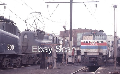 Original 35mm Kodachrome Slide PC Penn Central Railroad GG1 Train ...