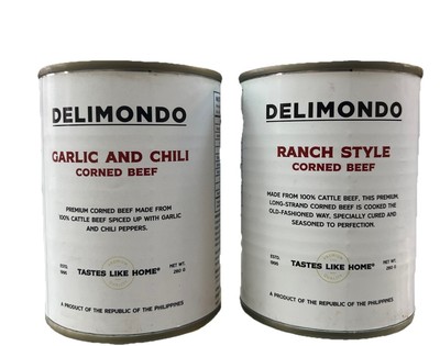 DELIMONDO Garlic and Chili & Ranch Style Corned Beef 2x260G (520G ...