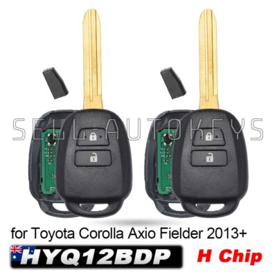 2x H Chip for Toyota Corolla Axio Fielder Hybrid 2013-2018 Remote ...