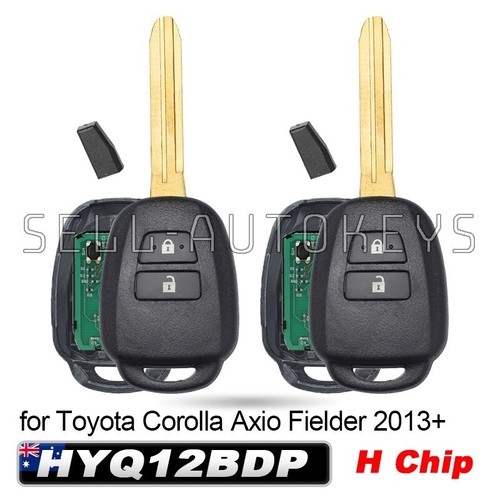 2x H Chip for Toyota Corolla Axio Fielder Hybrid 2013-2018 Remote ...