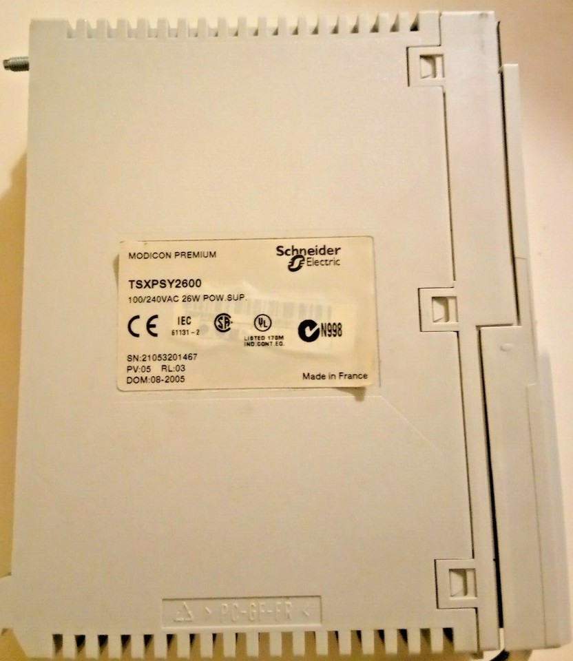 SHNEIDER MODICON TSX PREMIUM TSXPSY2600 POWER SUPPLY MODULE | eBay