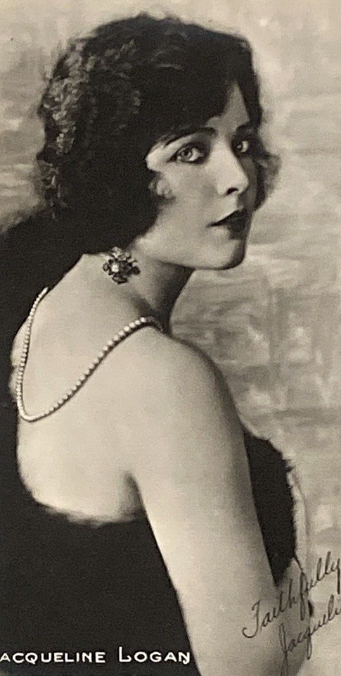 Jacqueline Logan American Actress Silent Film Fox Film RPPC Postcard ...