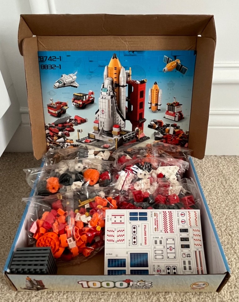 Sitodier Space Exploration Shuttle Building Toy, 1000 pieces, Age 6 ...