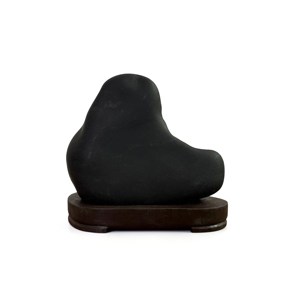 Japanese Suiseki Bonseki Viewing Stone Shimanto River Stone Kochi w ...
