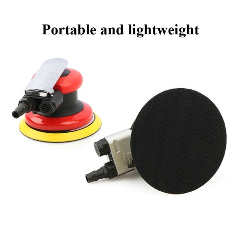 5”/6" Pneumatic Round Grinder Polishing Sanding Waxing Machine Air Palm ...