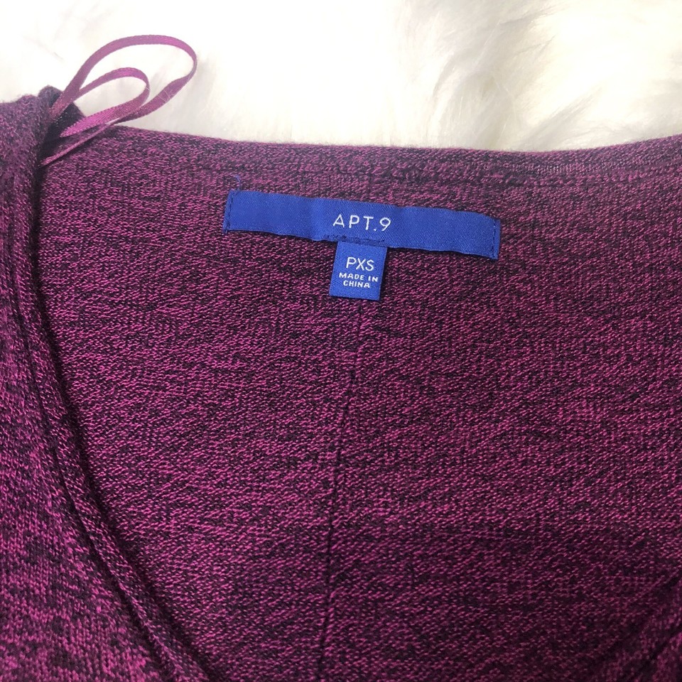 Apt. 9 Women Pullover Sweater Top Size Petite XS Acrylic Blend RN#73277 ...