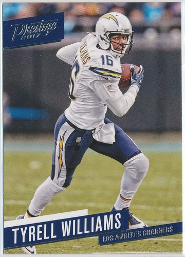 2017 Panini Prestige Football Tyrell Williams #89 Los Angeles Chargers ...