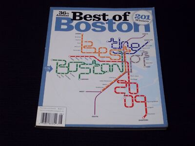 2009 AUGUST BOSTON MAGAZINE - 36TH BEST OF FRONT COVER - H 2808 | eBay