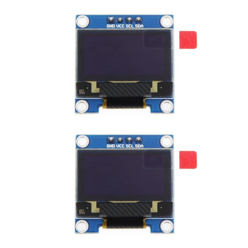 2x 0.96 IIC I2C Serial GND 128X64 OLED LCD LED Display Module for Kit W ...