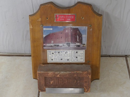 Detroit Red Wings Olympia Stadium / Old Red Barn Brick Display Piece | eBay