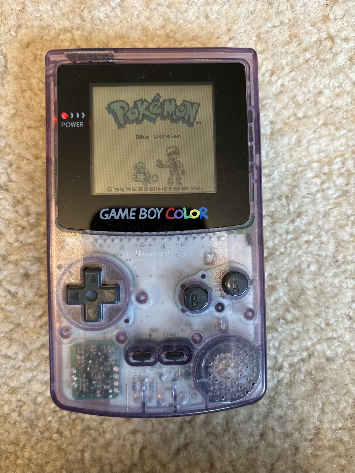 Nintendo Game Boy Color - Atomic Purple With Box 45496710439 | eBay