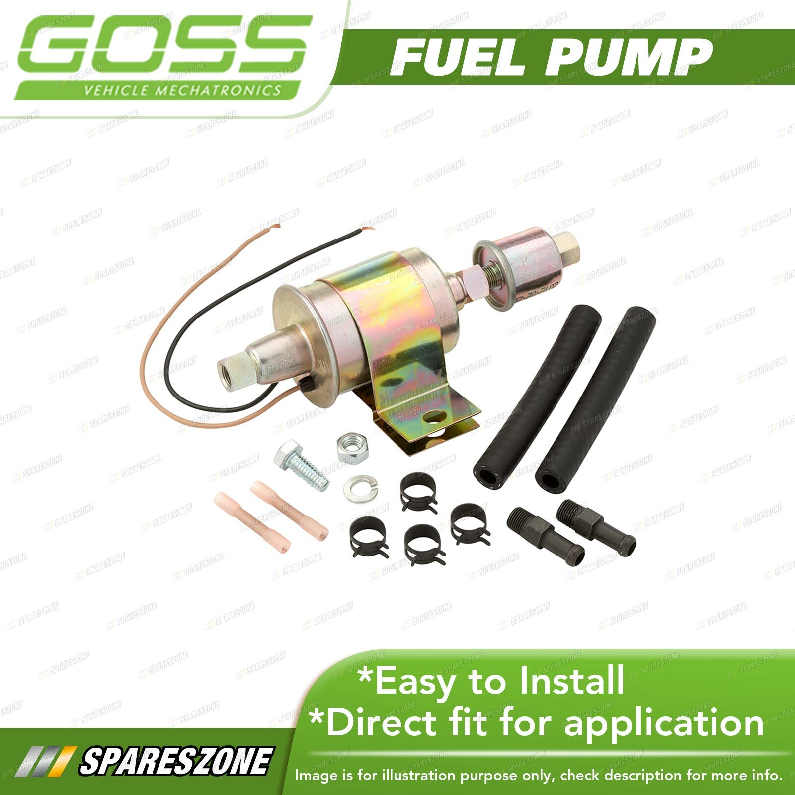 Goss External Fuel Pump for Mazda B1600 B1800 B2000 Utility E1600 ...