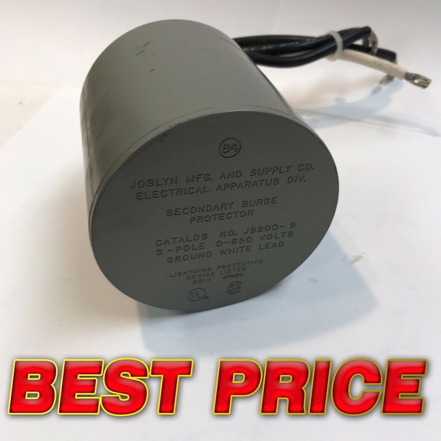 Square D Secondary Surge Protector J9200-9 3-pole 650v for sale online ...