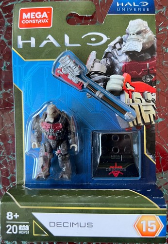 Mega Construx Halo Universe Heroes Series 15 DECIMUS Mini Figure NIP ...