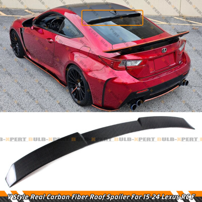 FOR 2015-24 LEXUS RC300 RC350 RC F V STYLE CARBON FIBER REAR WINDOW ...