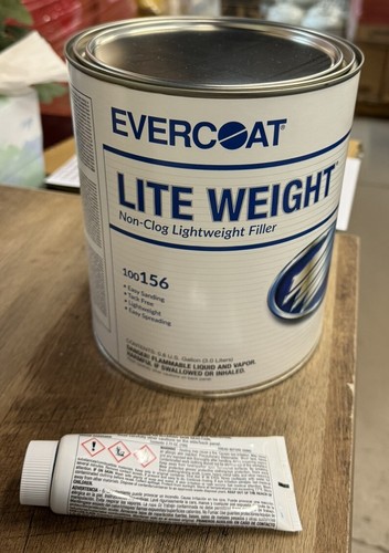Brand New Evercoat 100 156 Light Weight Body Filler - 1 Sealed Gallon w ...