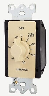 Tork A560M, In-Wall Spring Wound Timer, 60 Min Twist Timer Ivory, 1 PC ...