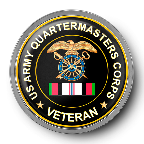 US Army Quartermaster Corps Veteran Seal Emblem Car Truck Badge Veteran ...