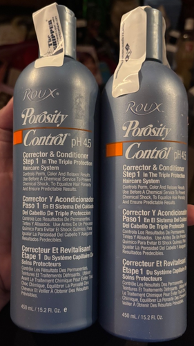 Roux Porosity Control pH 4.5 Corrector & Conditioner - 15.2 oz LOT OF 2 ...