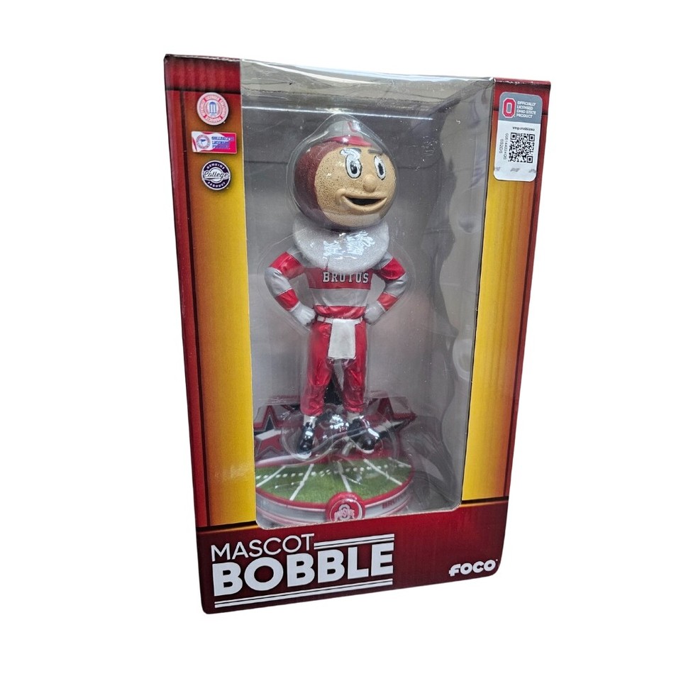 Ohio State Buckeyes Mascot Brutus Buckeye 8.5" Bobblehead Bobble Head ...