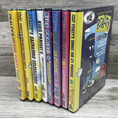 8 Psalty's Kids Praise! DVD Problem Solving Christian Sing-a-Long ...