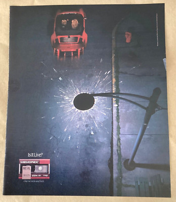 Memorex cassette tapes print ad 1991 orignl vintage 90s poster ...