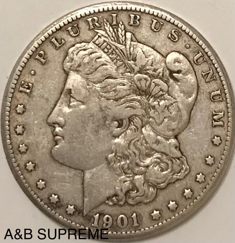 (1) Morgan Dollar 1878-1904 VF-XF From Estate Bullion Roll 90% Silver ...