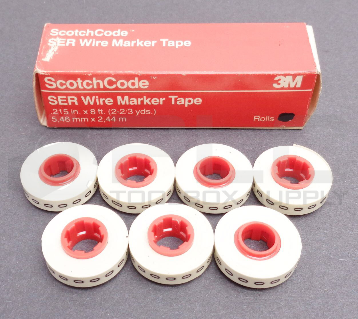 LOT OF 7 ROLLS NEW 3M SER-0 SCOTCHCODE SER WIRE MARKER TAPE 12176 | eBay