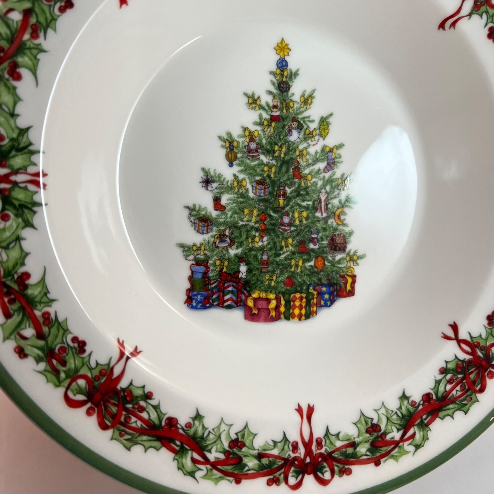 Christopher Radko Traditions Holiday Celebrations Rimmed Soup Bowl | eBay