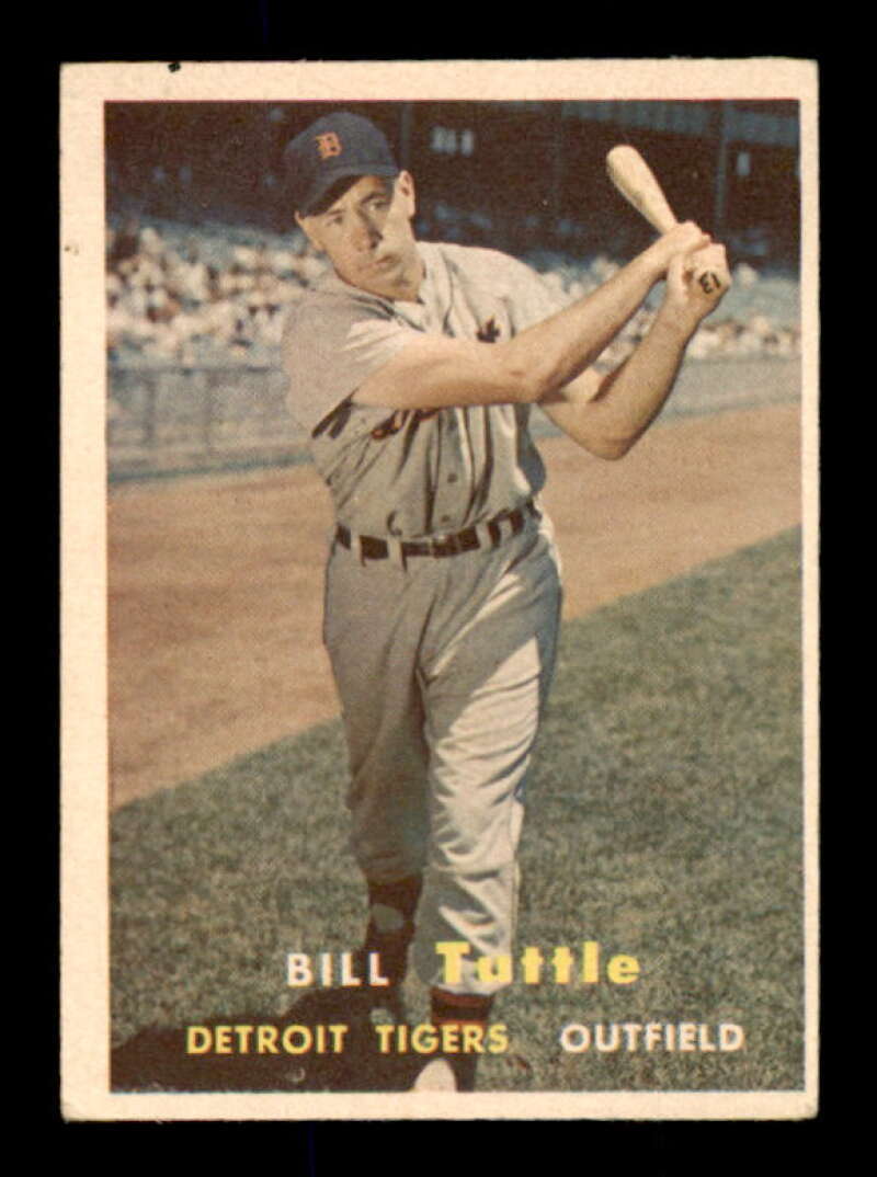 1957 Topps #72 Bill Tuttle VG/VGEX Tigers 231798 | eBay