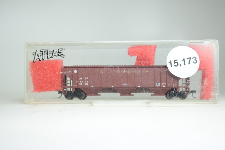 N Scale ATSF SF SANTA FE BN CNW GRAIN COVERED HOPPER cars sold ...