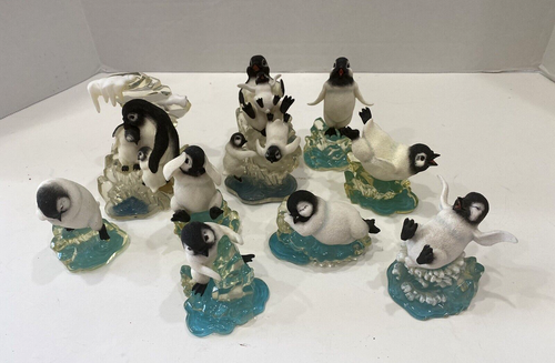 Vintage 90's Penguin Polar Playmates Hamilton Collection Set of 9 ...