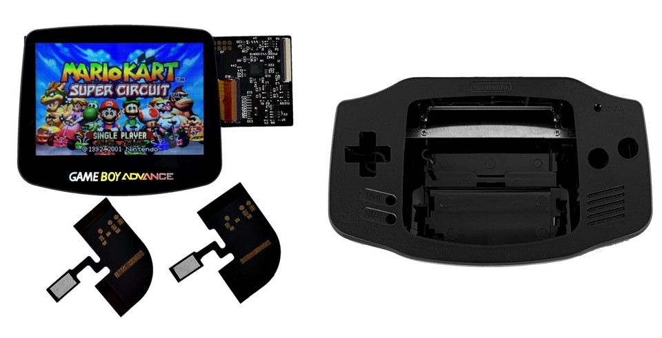 Game Boy Advance FunnyPlaying M2 3.0 IPS Laminated Backlight Kit ...