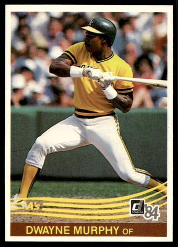 1984 Donruss 101 Dwayne Murphy Oakland Athletics Baseball Card | eBay
