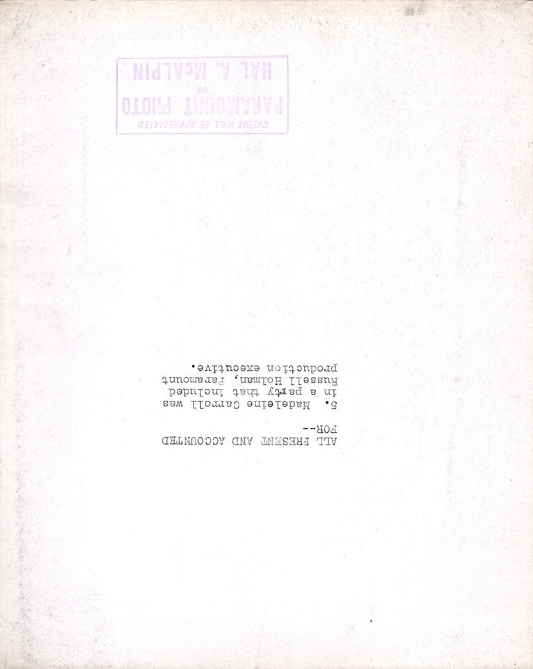 HOLLYWOOD MADELEINE CARROLL + RUSSELL HOLMAN 1940s HAL McALPIN ORIG ...