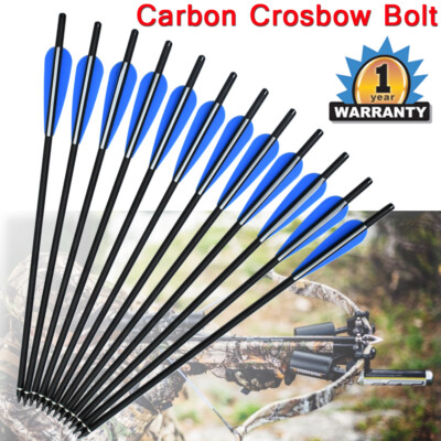 16-20"inch Hunting Crossbow Bolts Mixed Carbon Arrows for Targeting ...
