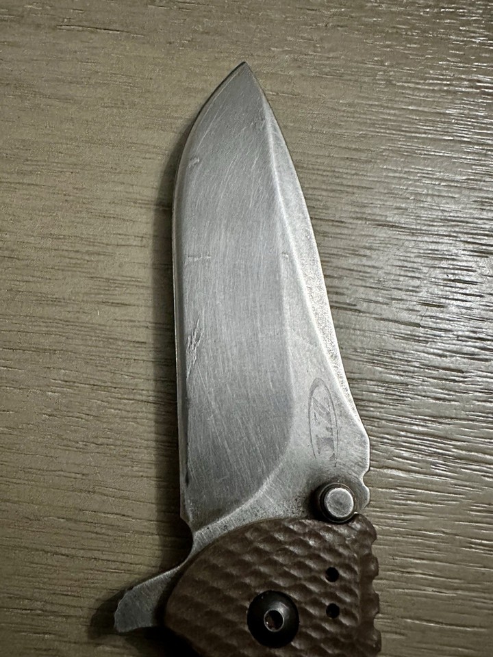 Zero Tolerance ZT 0561 Hinderer Folding Knife ELMAX Titanium USA | eBay