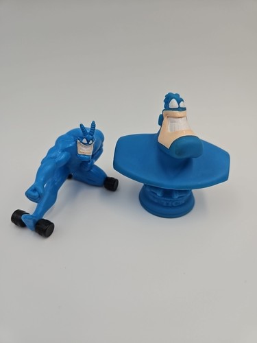 The Tick 1995 FCN Mini Head Bust And The Tick Taco Bell Roller Figure ...