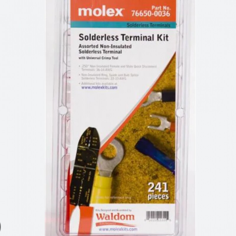 Molex Solderless Terminal Kit 76650-0036 | eBay