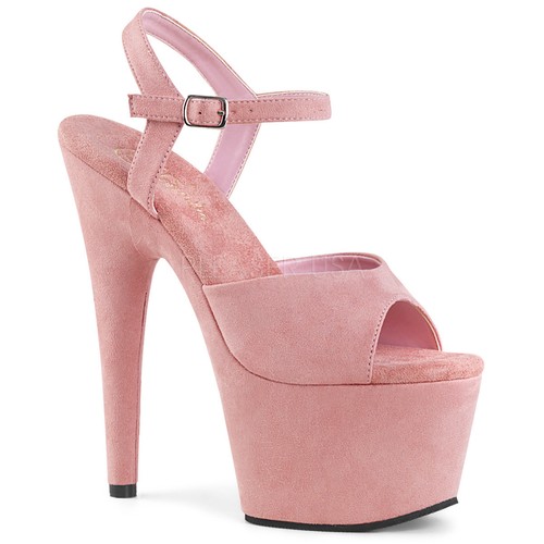 7" Inch Barbie Pink Suede Platform Stripper Heels Pleaser Dancer Shoes Adore-709 | eBay