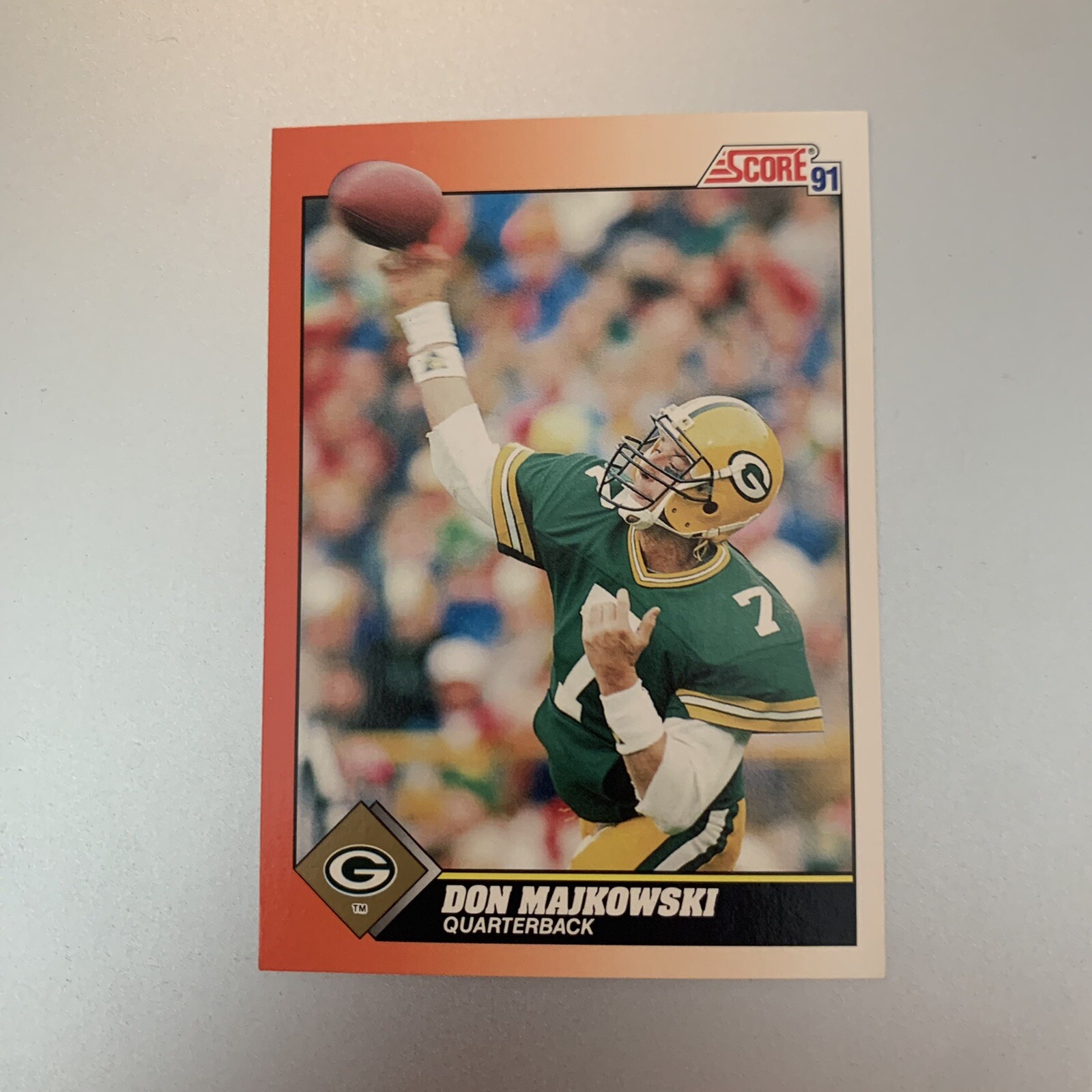 1991 Score Football Don Majkowski # 419 Green Bay Packers NFL Card | eBay