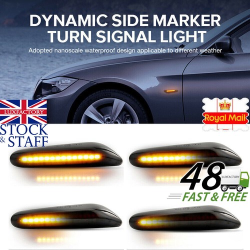 Dynamic LED Turn Signal Side Light Indicator For BMW E90 E91 E92 E60 E46 E87 E82 | eBay