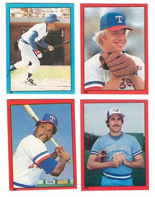 1982 Topps Stickers Complete Team Set Oddball with FOIL All-Stars AS 82 ...