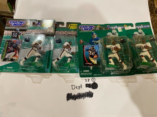(4) Kenner Starting Lineup 1998 and 1999 NFL Football Terrell Davis | eBay