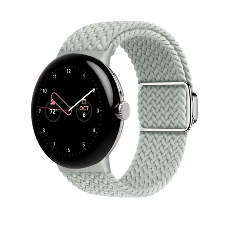 For Google Pixel Watch 1 2 Replacement Strap Magnetic Woven Nylon ...