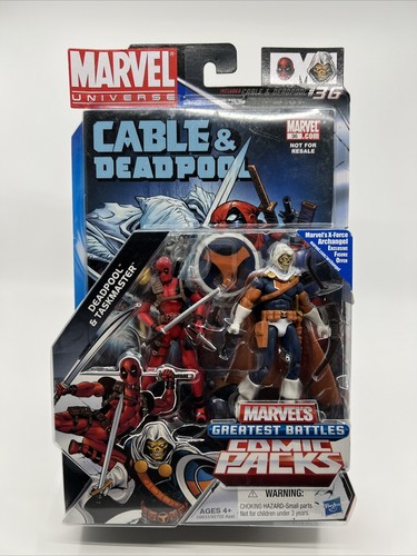MARVEL UNIVERSE DEADPOOL & TASKMASTER GREATEST BATTLES COMIC PACKS 3.75 ...