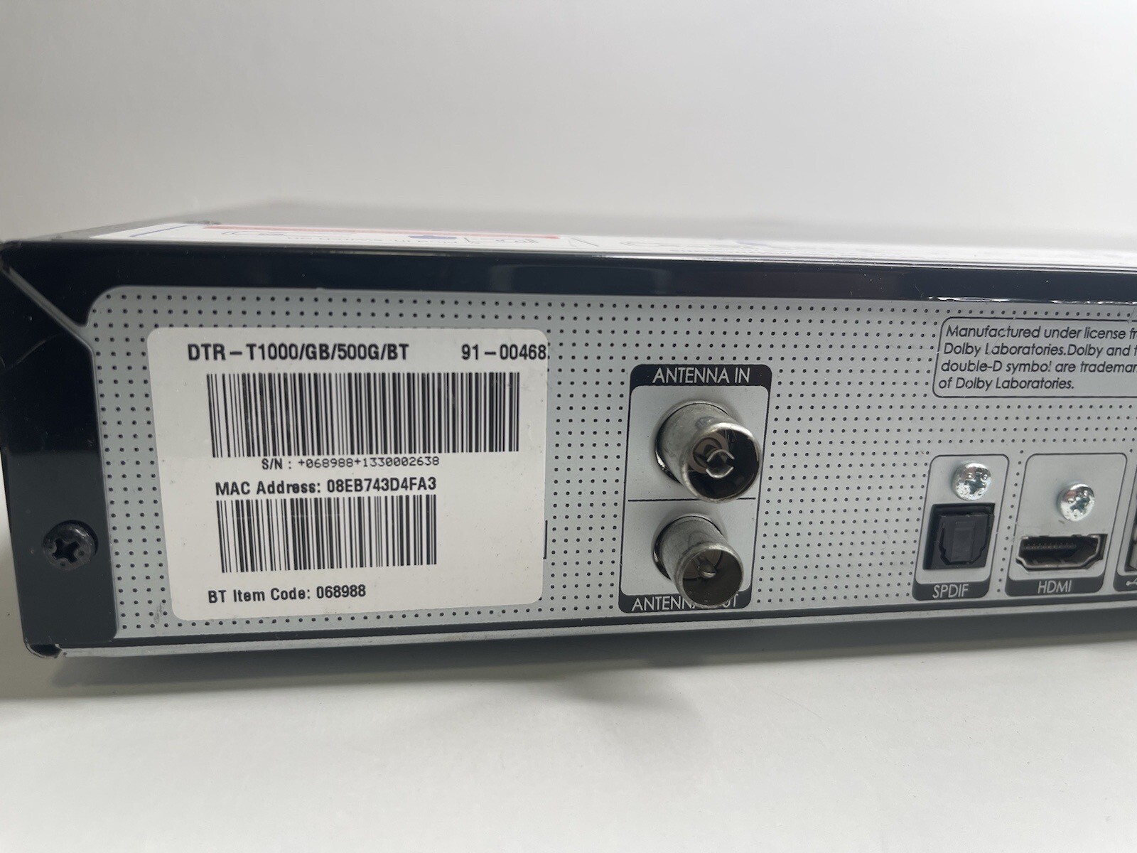 Humax Youview 500GB HDD Twin Tuner Freeview+ HD TV Recorder PVR HDMI ...